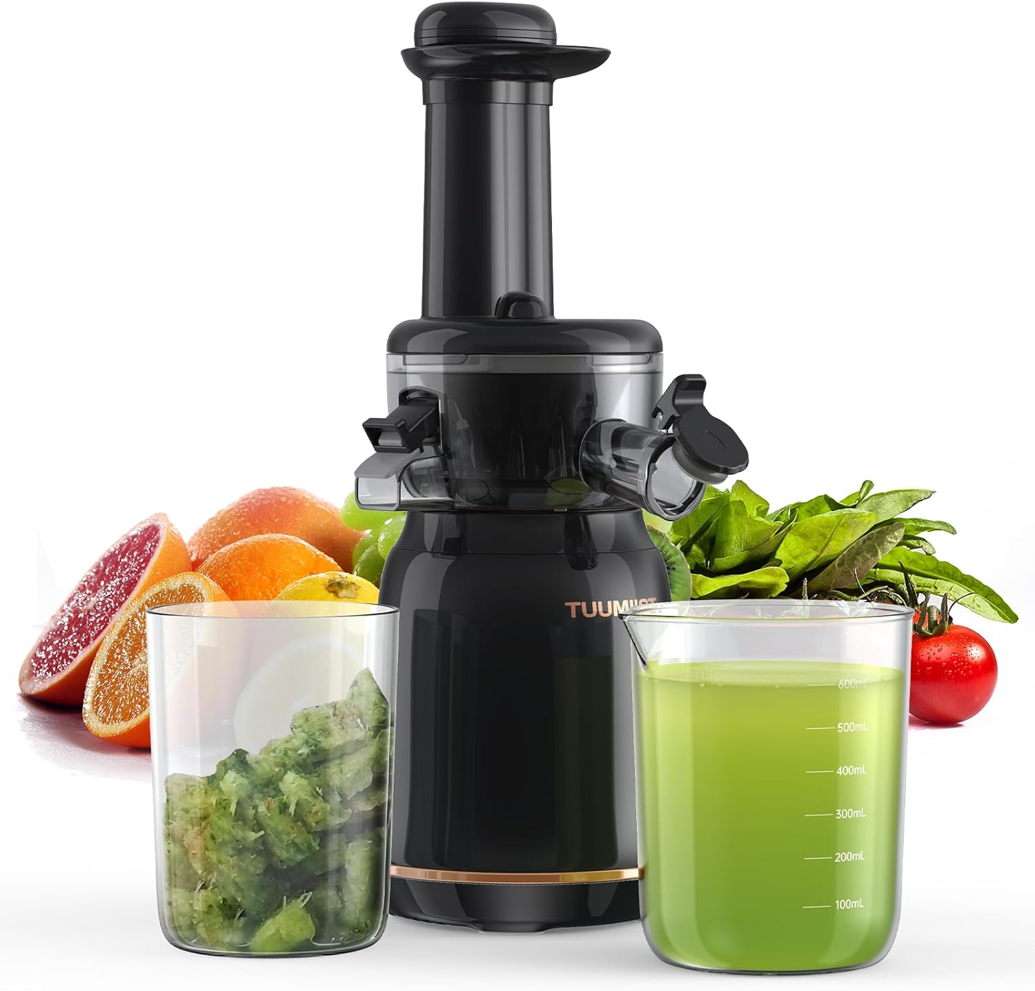 Amazon.com: TUUMIIST Juicer Machines, Cold Press Juicer for Vegetable ...