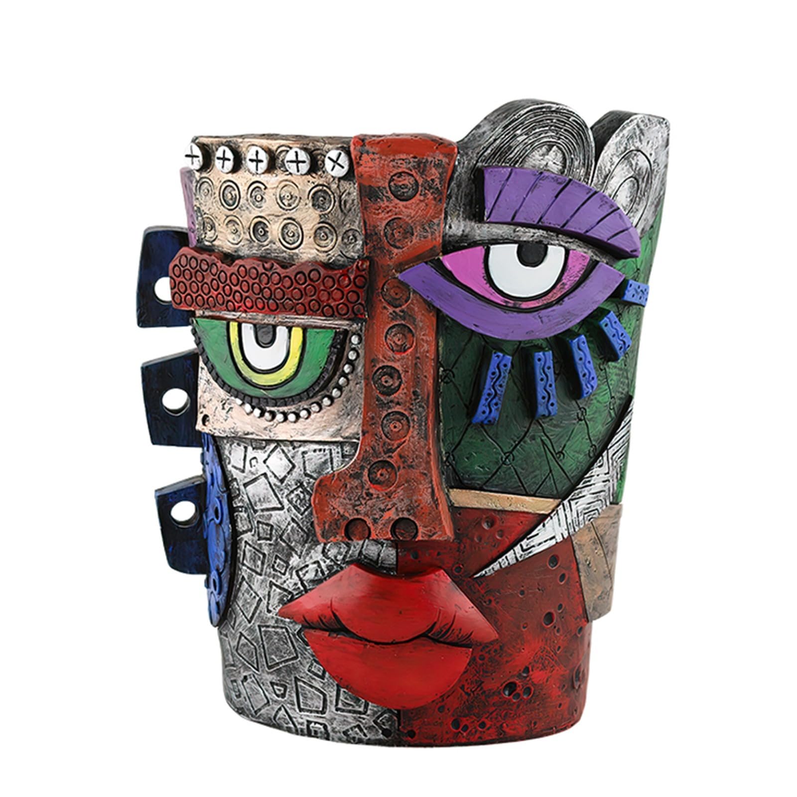 Amazon.com : BJVF Picasso-Inspired Abstract Face Flower Pot | Unique ...