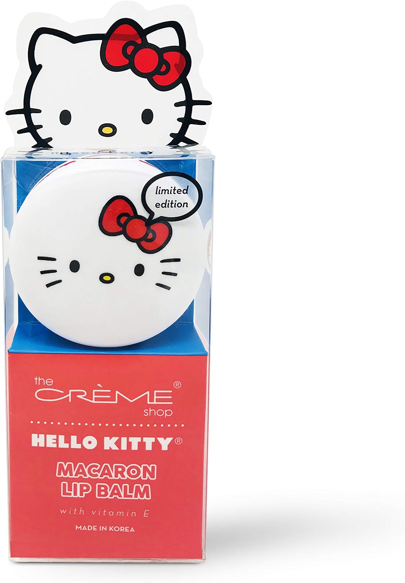 Amazon.com : The Crème Shop x Hello Kitty Macaron Lip Balm, Korean Lip ...