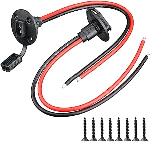 Amazon.com: LeTaoXing 10AWG Solar SAE Power Socket Sidewall Port SAE ...