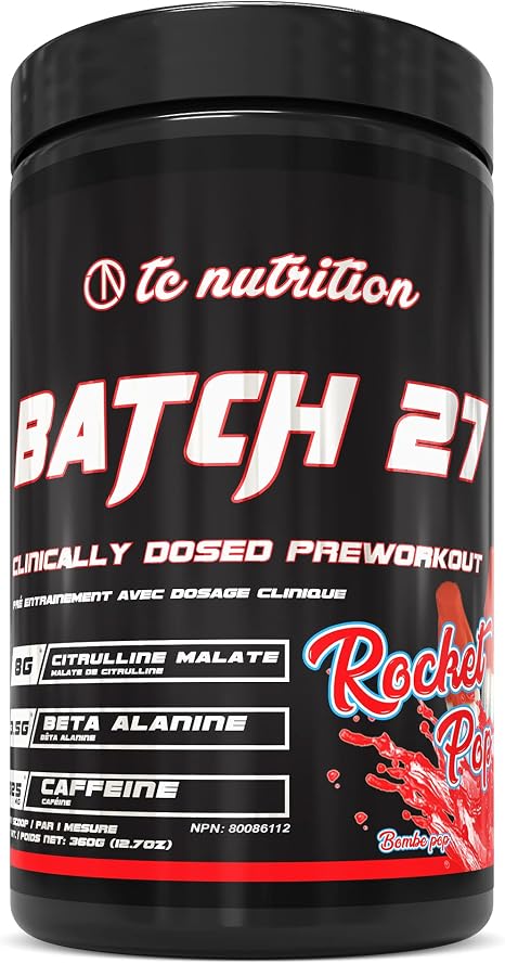 Batch 27 Pre Workout Powder - Nitric Oxide Booster & Nootropic ...