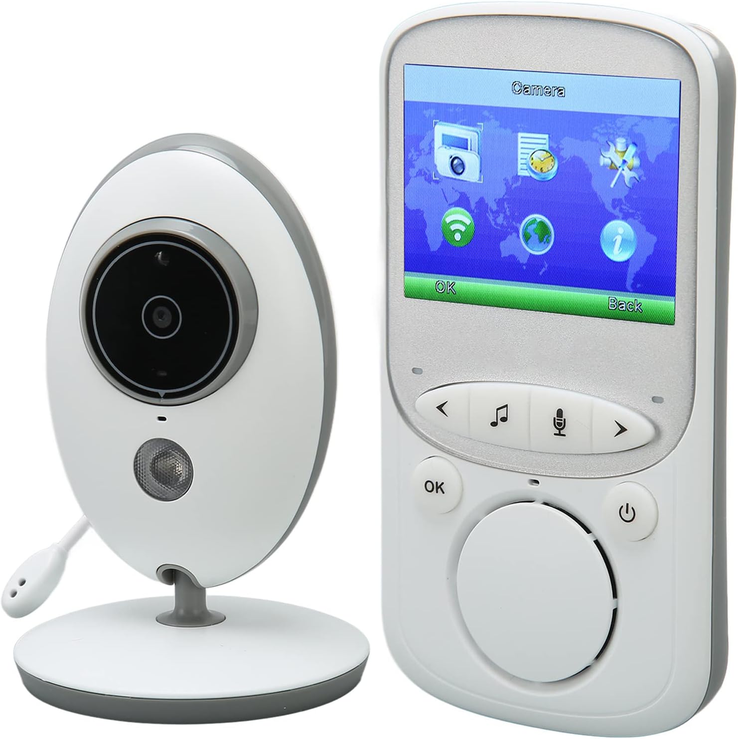 Amazon.com: Smart Baby Monitor, Baby Intercom Monitor with Low ...