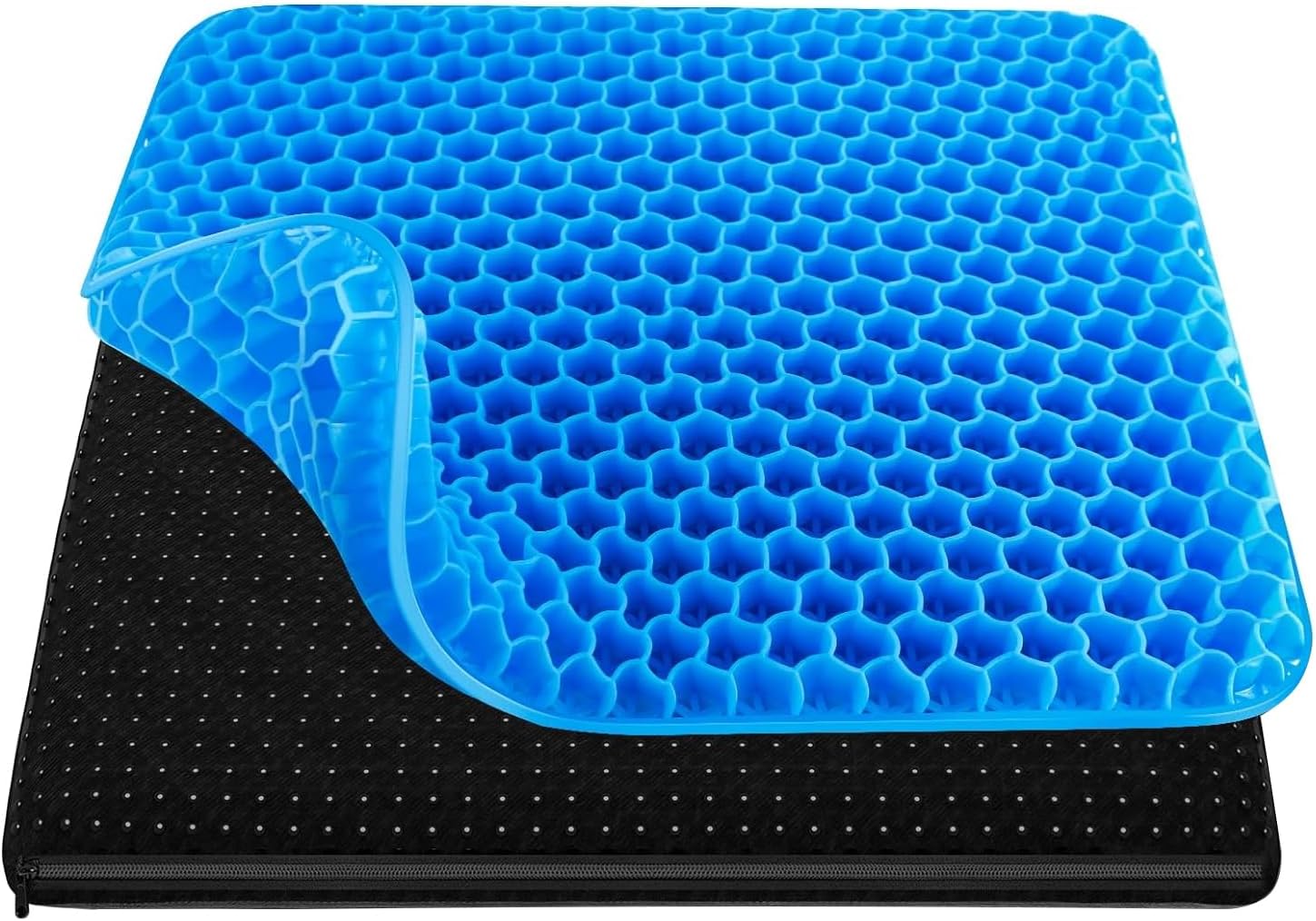 Gel Seat Cushion for Long Sitting, Double-Thick Honeycomb Design with ...