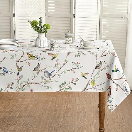 Amazon.com: Horaldaily Spring Summer Tablecloth 52x70 Inch Rectangular ...