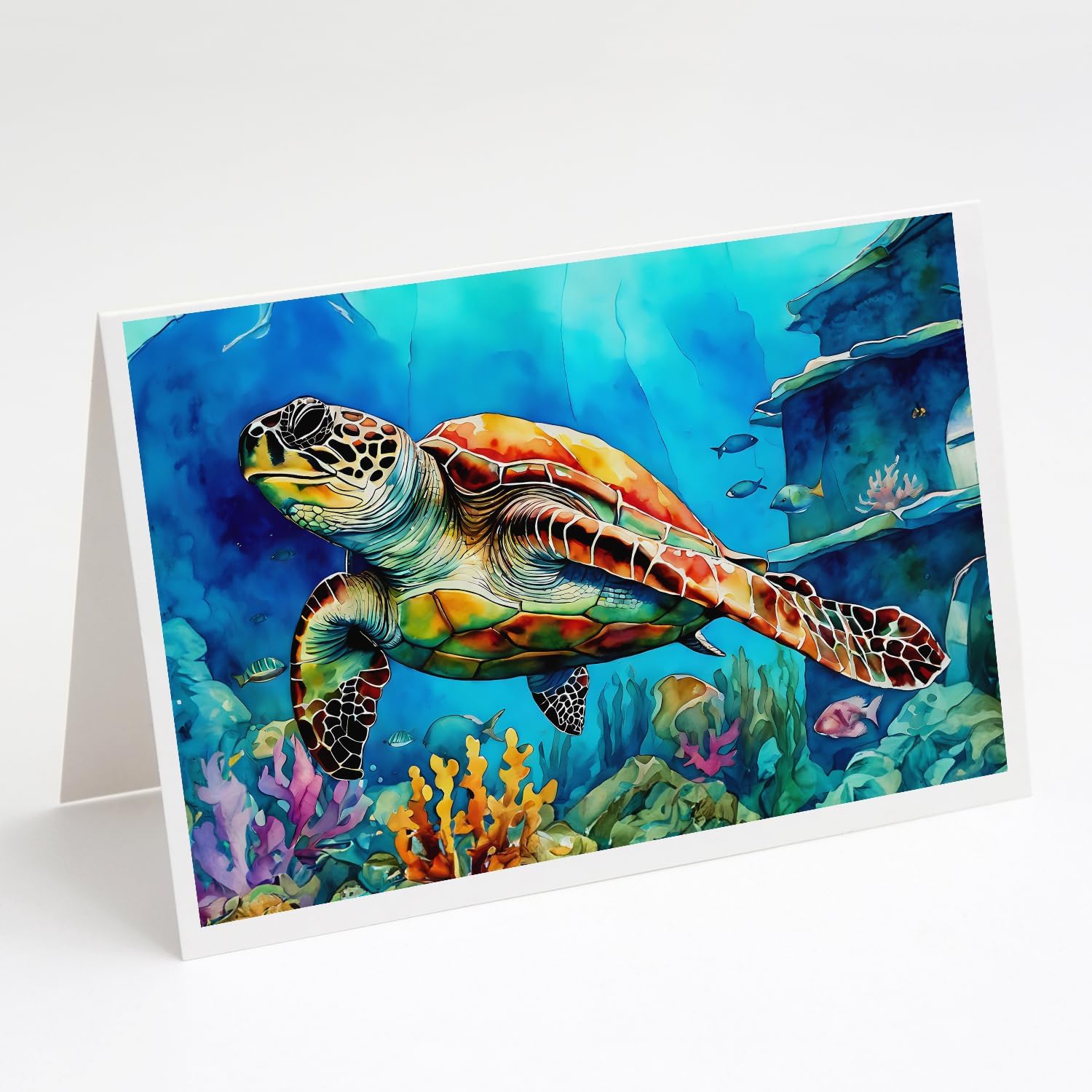 Amazon.com: Caroline's Treasures DAC2805GCA7P Loggerhead Sea Turtle ...