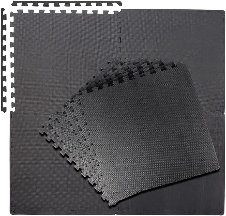 Amazon.com: Fitness Gear 16 Square Foot Floorguard - 1/2" Thick ...