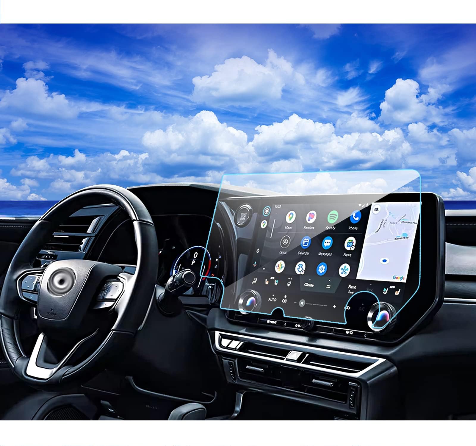 Amazon.com: LANTU RX 350 Screen Protector for 2023 2024 2025 Lexus ...