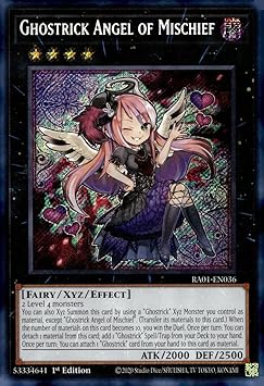 Amazon.com: Ghostrick Angel of Mischief (Secret Rare) - RA01-EN036 ...