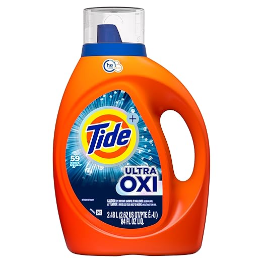 Amazon.com: Tide Ultra Oxi Liquid Laundry Detergent, Fresh, 84 Fl Oz ...