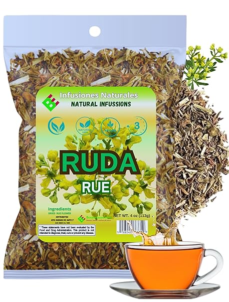 Amazon.com : Ruda Seca Té (Rue Dried Herbs Tea) 4oz (113g) - Ruta ...