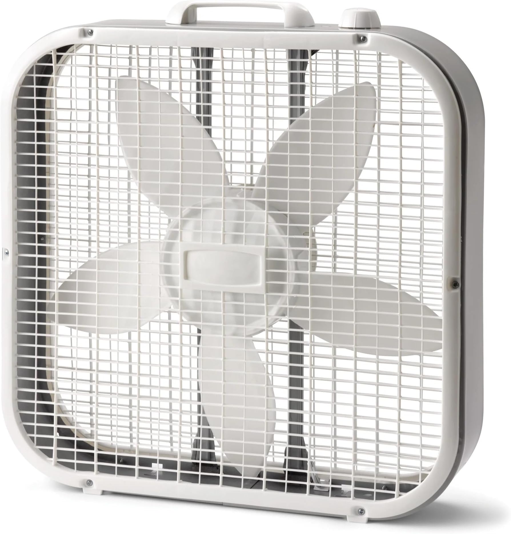 Amazon.com: Lasko 20 INCH Box Fan with SAVESMART technology, WHITE ...