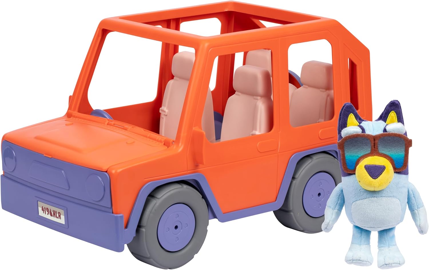 Amazon.com: Bluey Big Heeler 4WD Big Car Toy, Interactive, Customizable ...