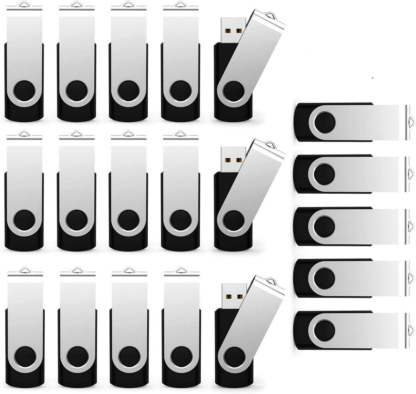 Amazon.com: Flash Drive Bulk USB Drives 20pcs 128MB USB Flash Drives ...