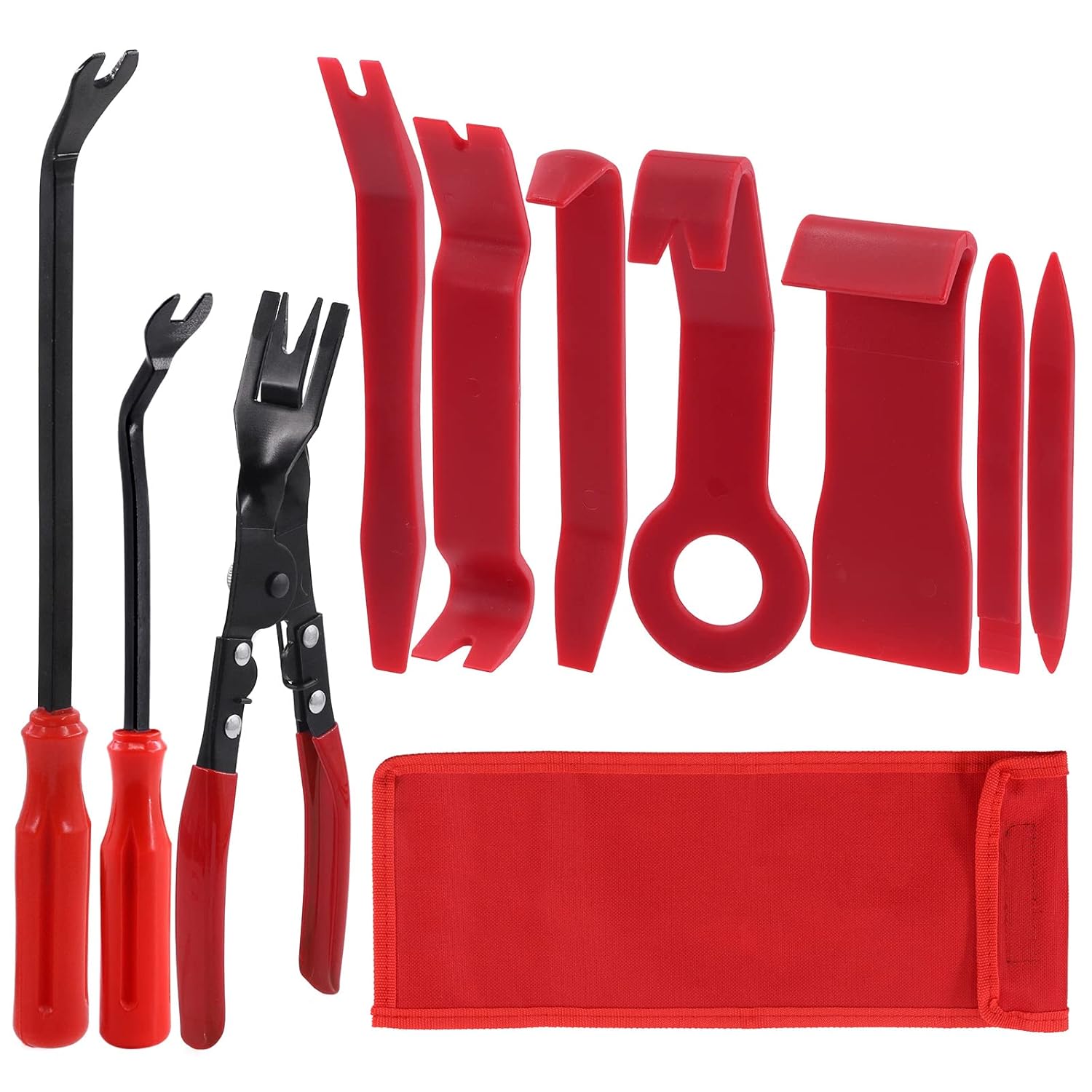 Tanstic 11Pcs Auto Trim Removal Tool Kit, Nylon Car Panel Removal Set ...