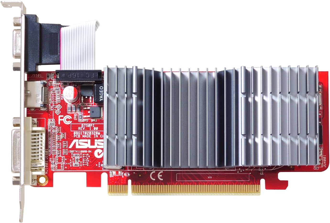 Amazon.com: ASUS Radeon HD5450 Silent 512 MB GDDR2 Low Profile Graphics ...