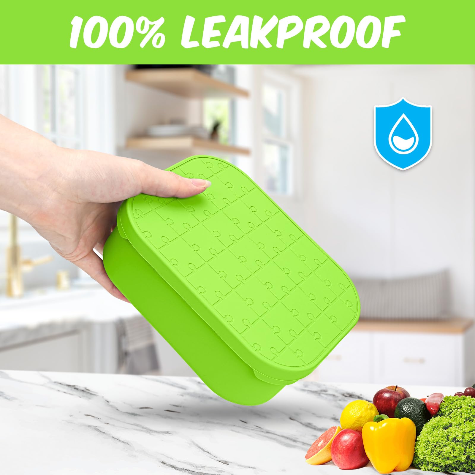 Snapklik.com : Small Stainless Steel Bento Lunch Box - Reusable Divided ...