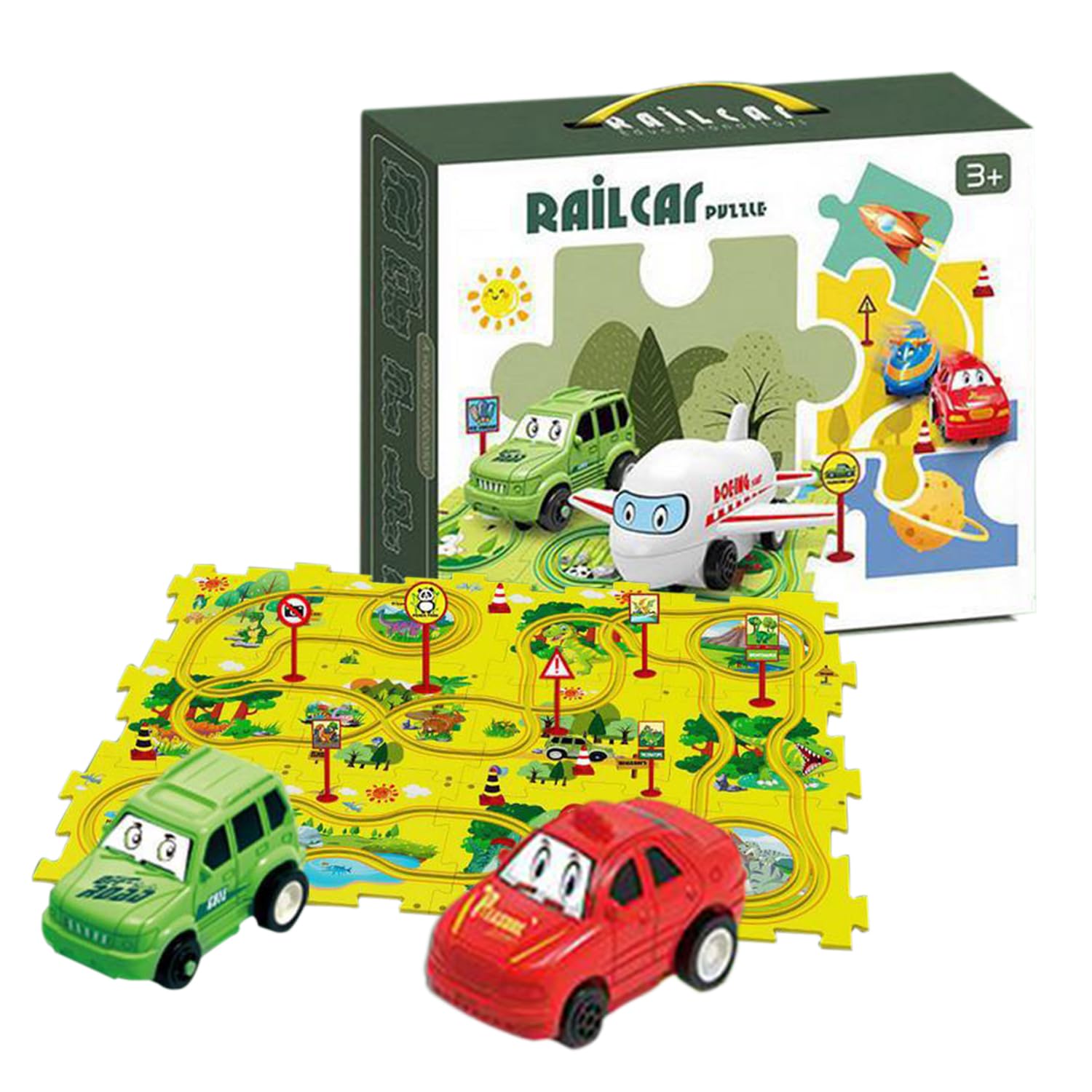 Amazon.com: Georgie Porgy Rail Car Puzzles for Kids Toddlers Puzzle ...