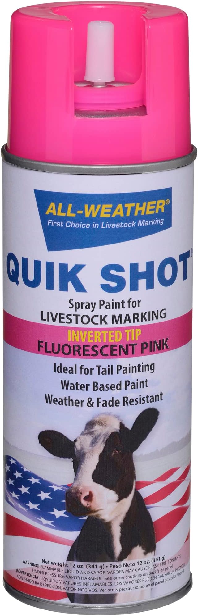 Rust-Oleum 383007 Livestock Marking Spray Paint, 17 oz, Fluorescent ...