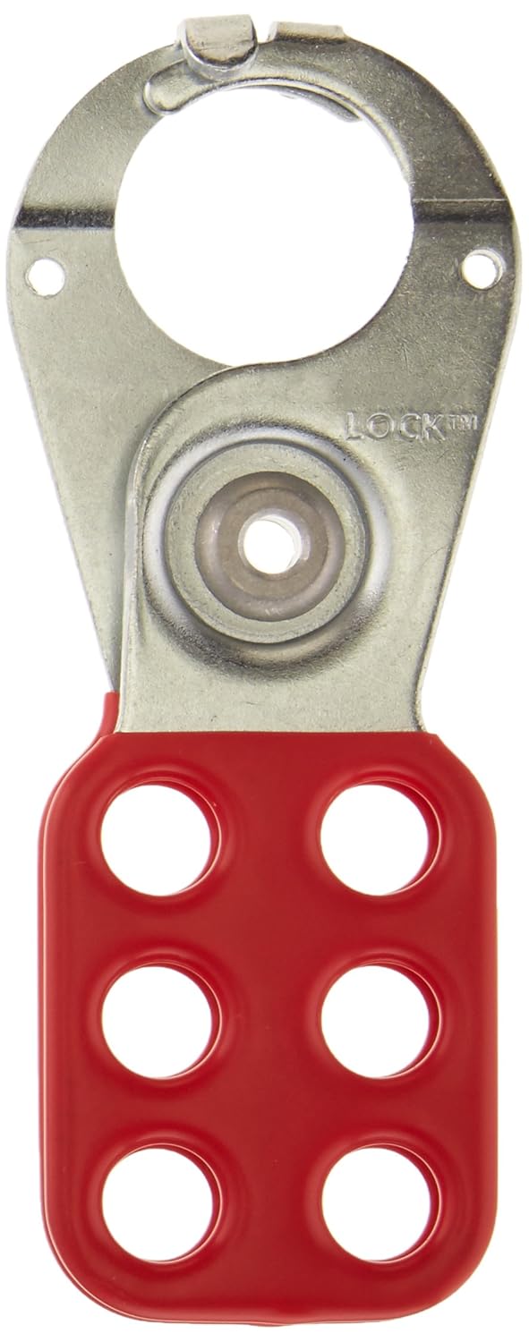 American Lock AL080 Lockout Hasps, 1" Jaw Dia., Red - Amazon.com