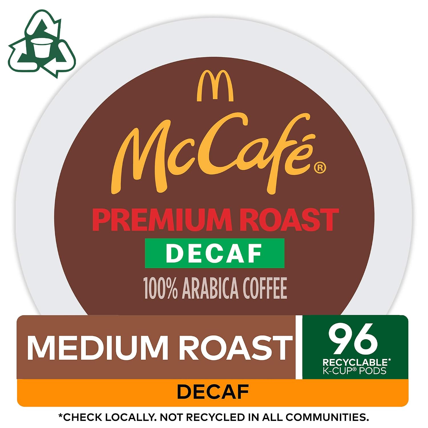 Buy McCafé Premium Roast Decaf, Keurig Single Serve K-Cup Pods, Medium ...