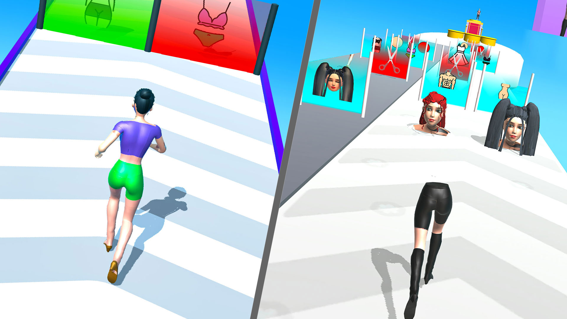 Build A Fashion Queen Dress Up: Beauty Catwalk Fashion Makeover ...