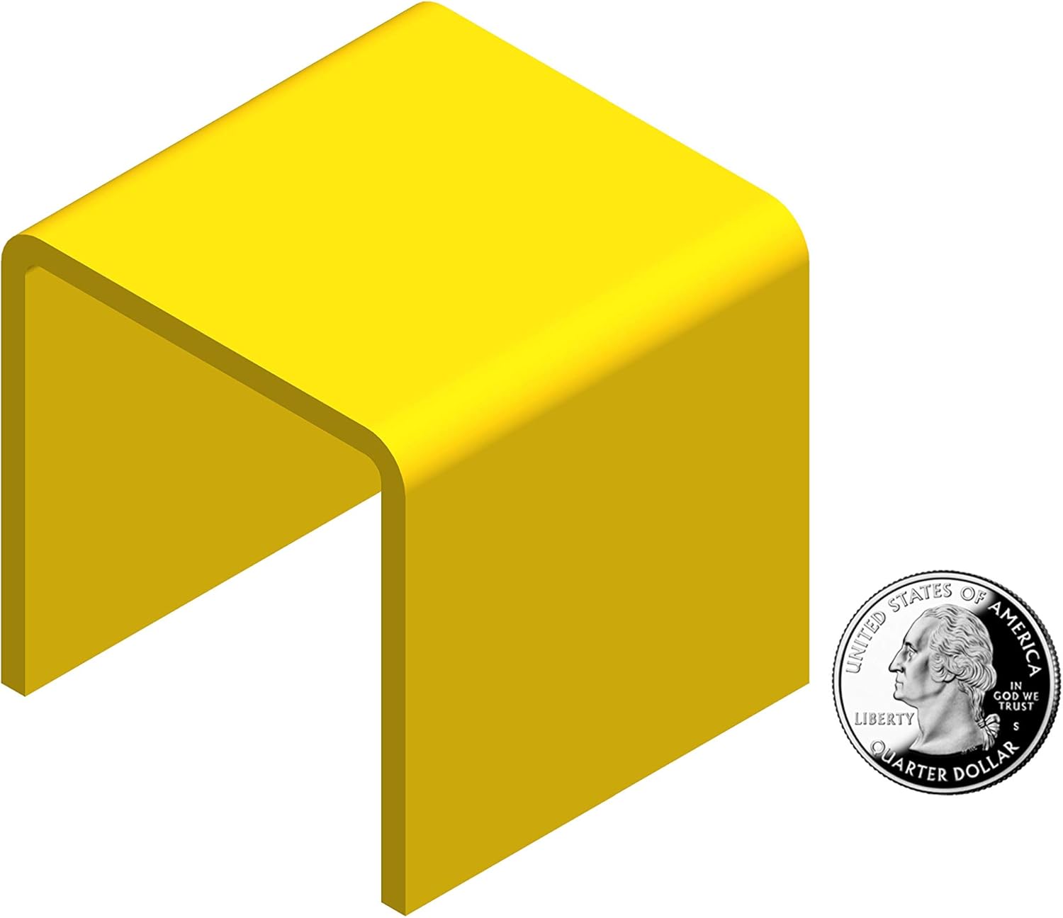 Amazon.com: FixtureDisplays® One Riser Combo 2" Cube 3-Sided Yellow ...