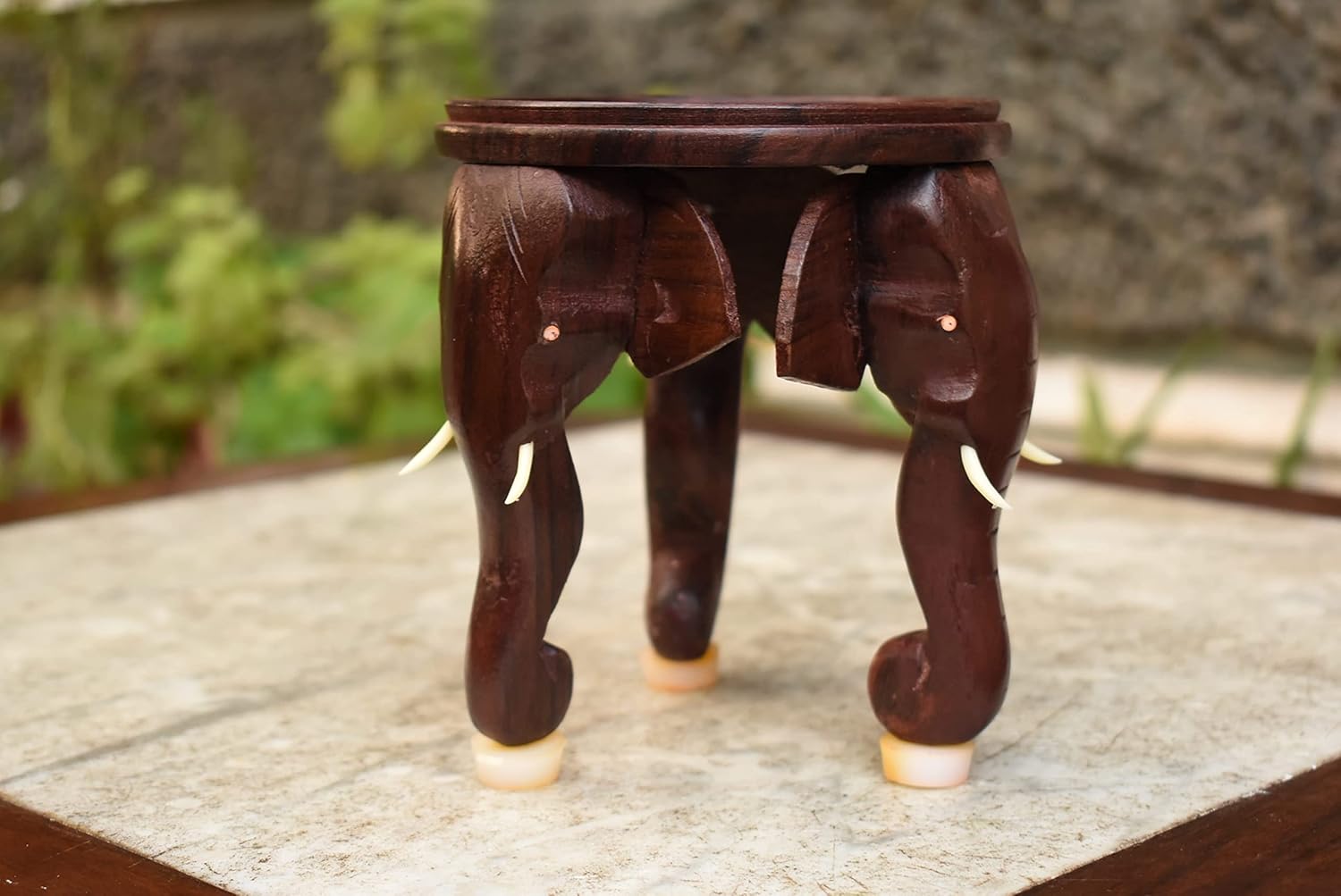 Buy RAMSONS 4" Teapoy in Rosewood (Small 4" /10 cm Teapoy in Rosewood ...