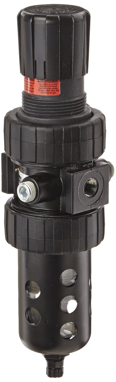 Parker 06E12A13LC One Piece Filter/Regulator, 1/4" NPT, Polycarbonate ...