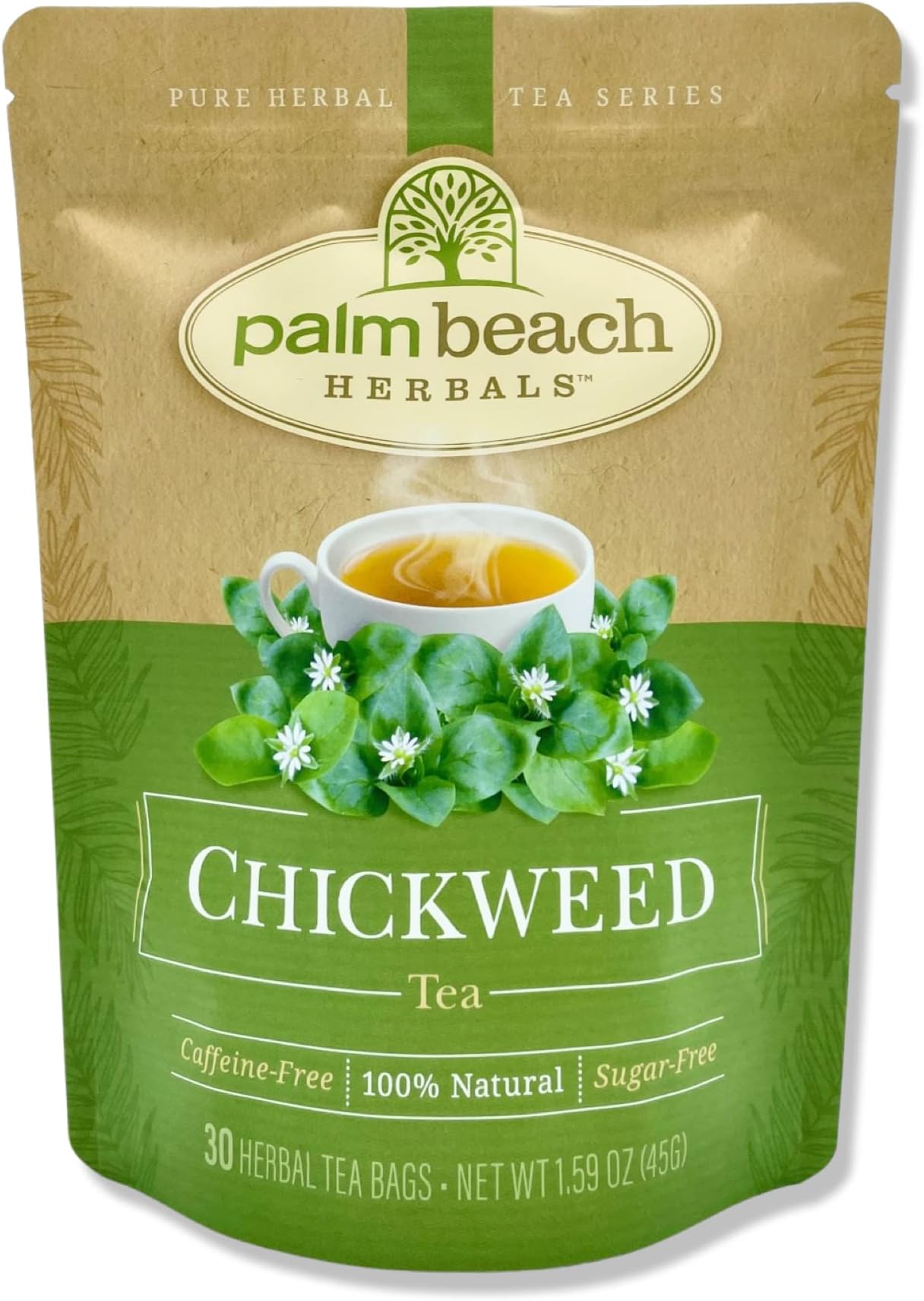 Amazon.com : Palm Beach Medicinal Herbs - Chickweed Tea - Pure Herbal ...