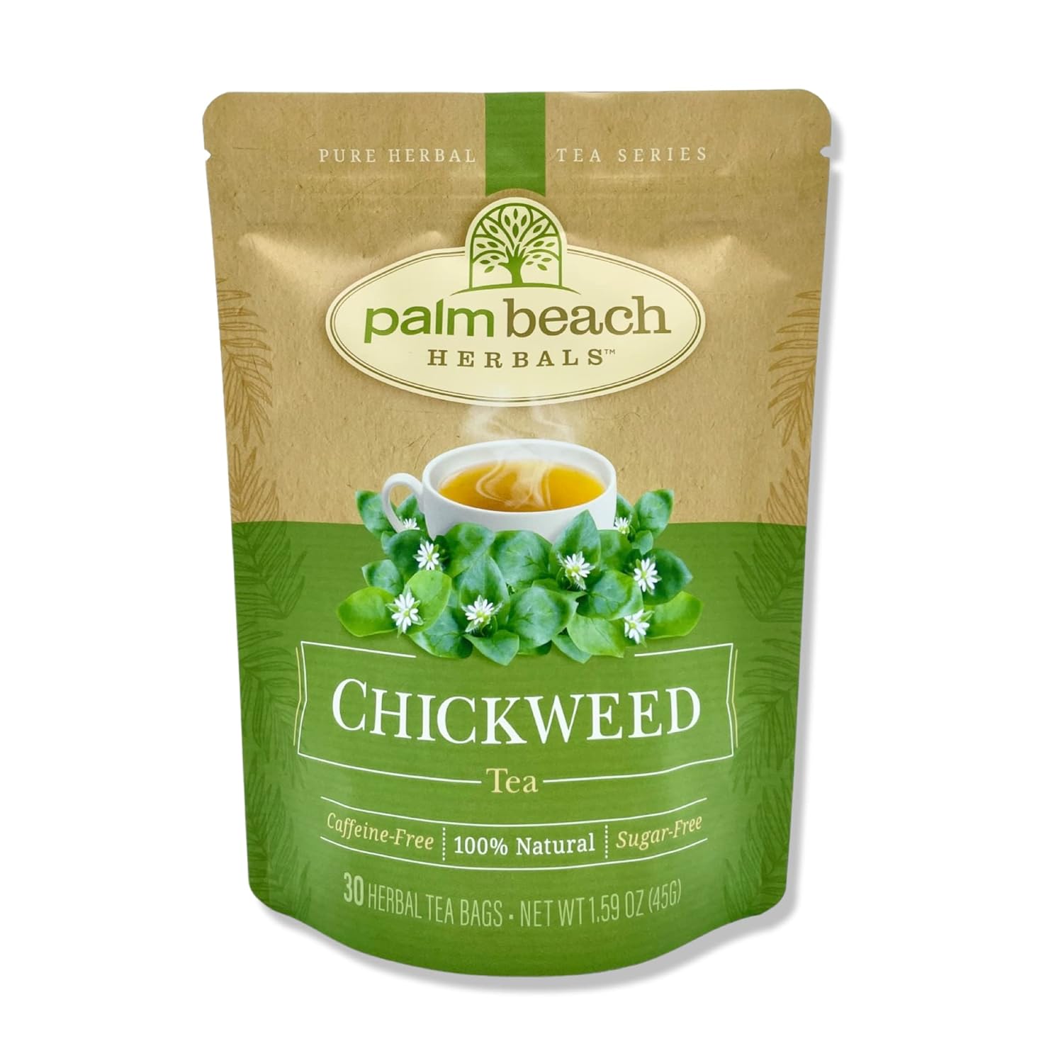 Amazon.com : Palm Beach Medicinal Herbs - Chickweed Tea - Pure Herbal ...