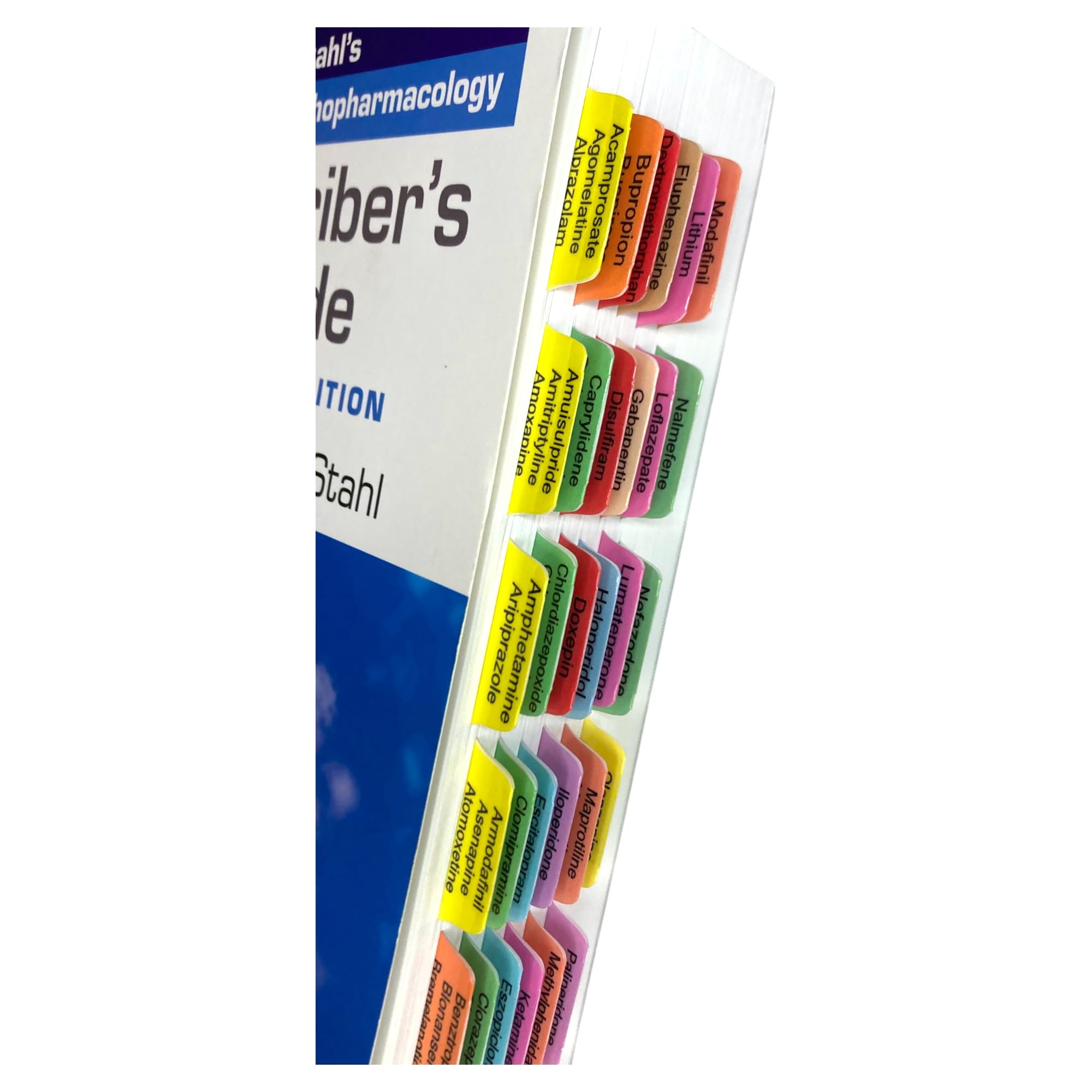 Snapklik.com : Book Tabs For Prescribers Guide: Stahls 7th Edition ...