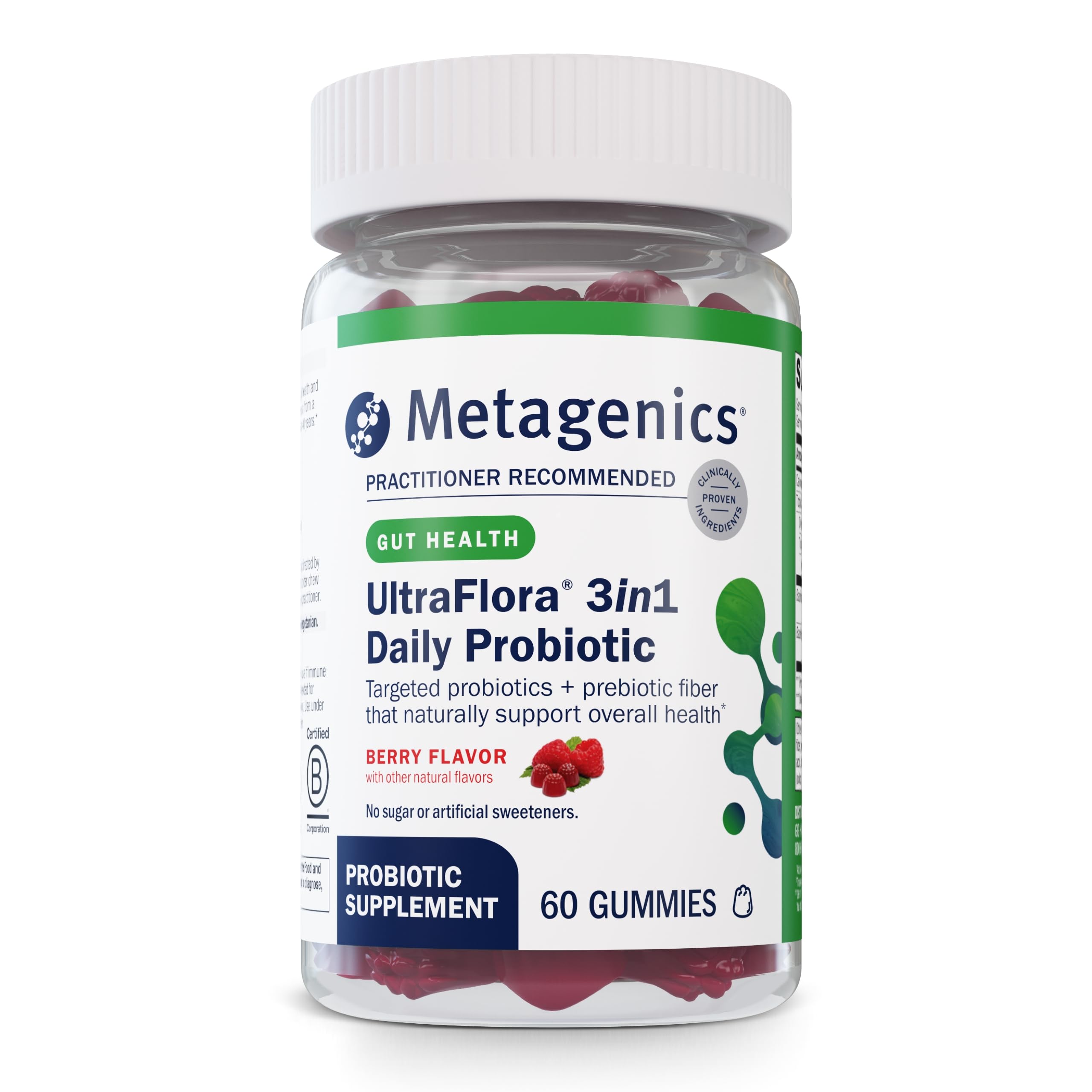 Amazon.com: Metagenics - UltraFlora 3 in 1 Daily Probiotic Supplement ...