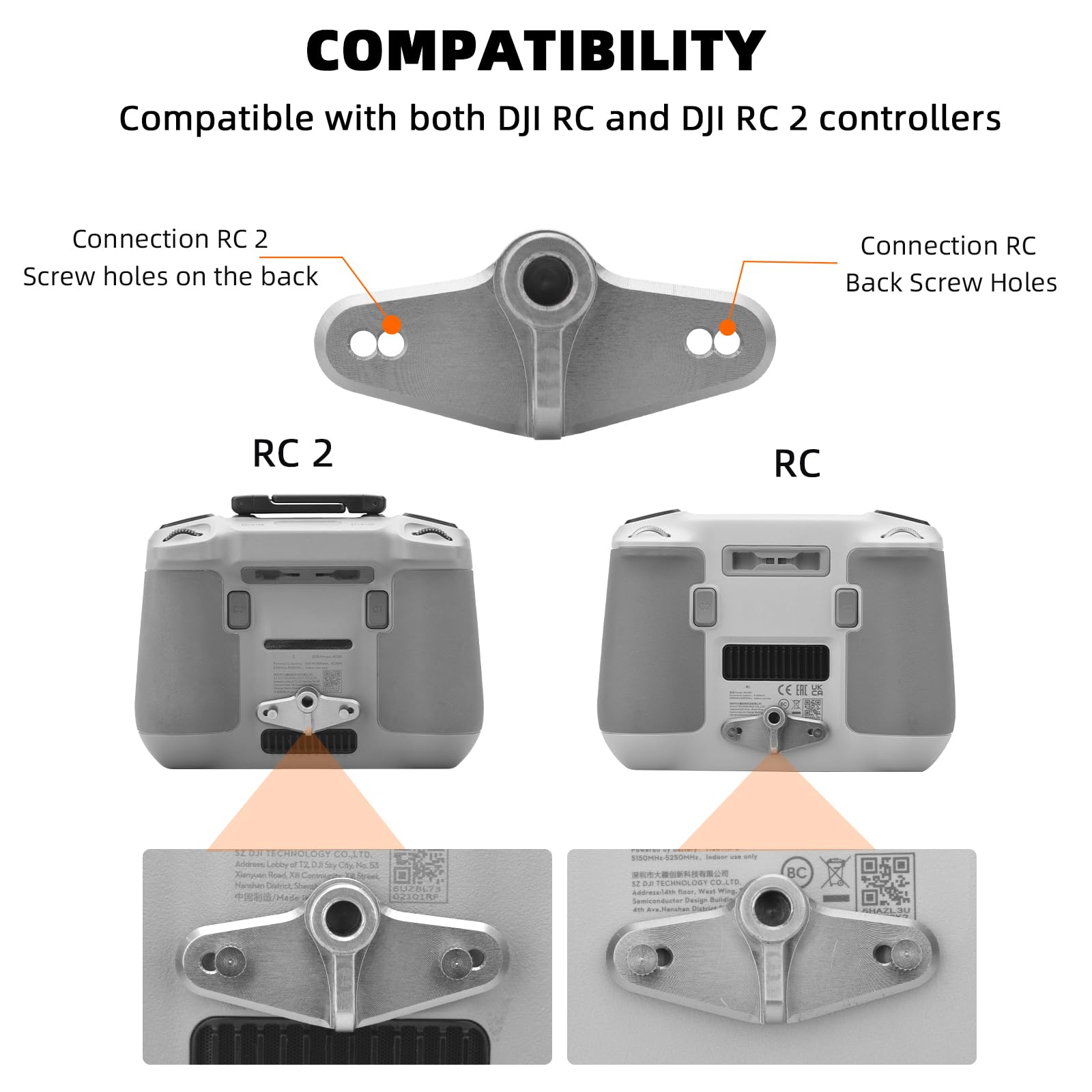 Snapklik.com : HeiyRC Mini 4 Pro Bike Mount - Aluminum Alloy Tripod