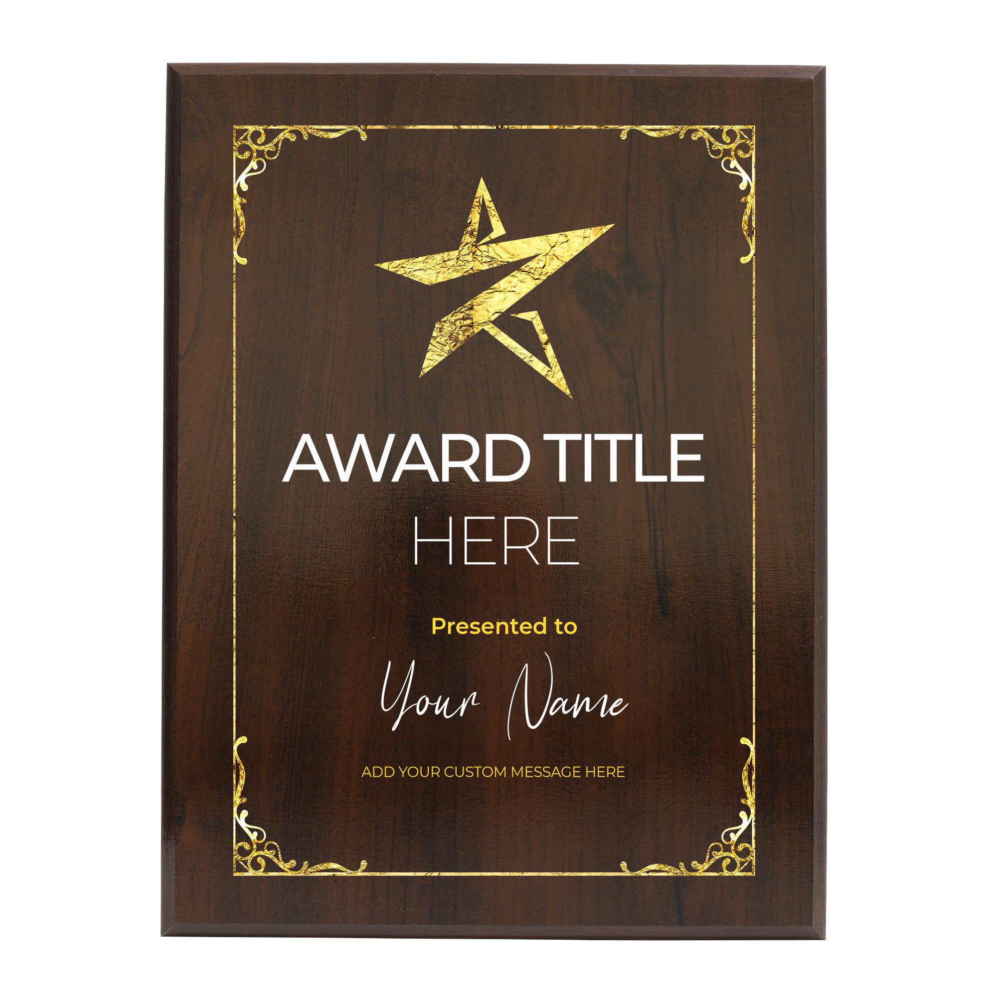 Amazon.com: 9" x 12" Custom Wall Plaque for Awards and Recognition ...