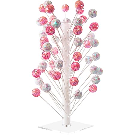 Amazon.com: VREASK Acrylic Cake Pop Stand with Led Light, 60 Hole ...