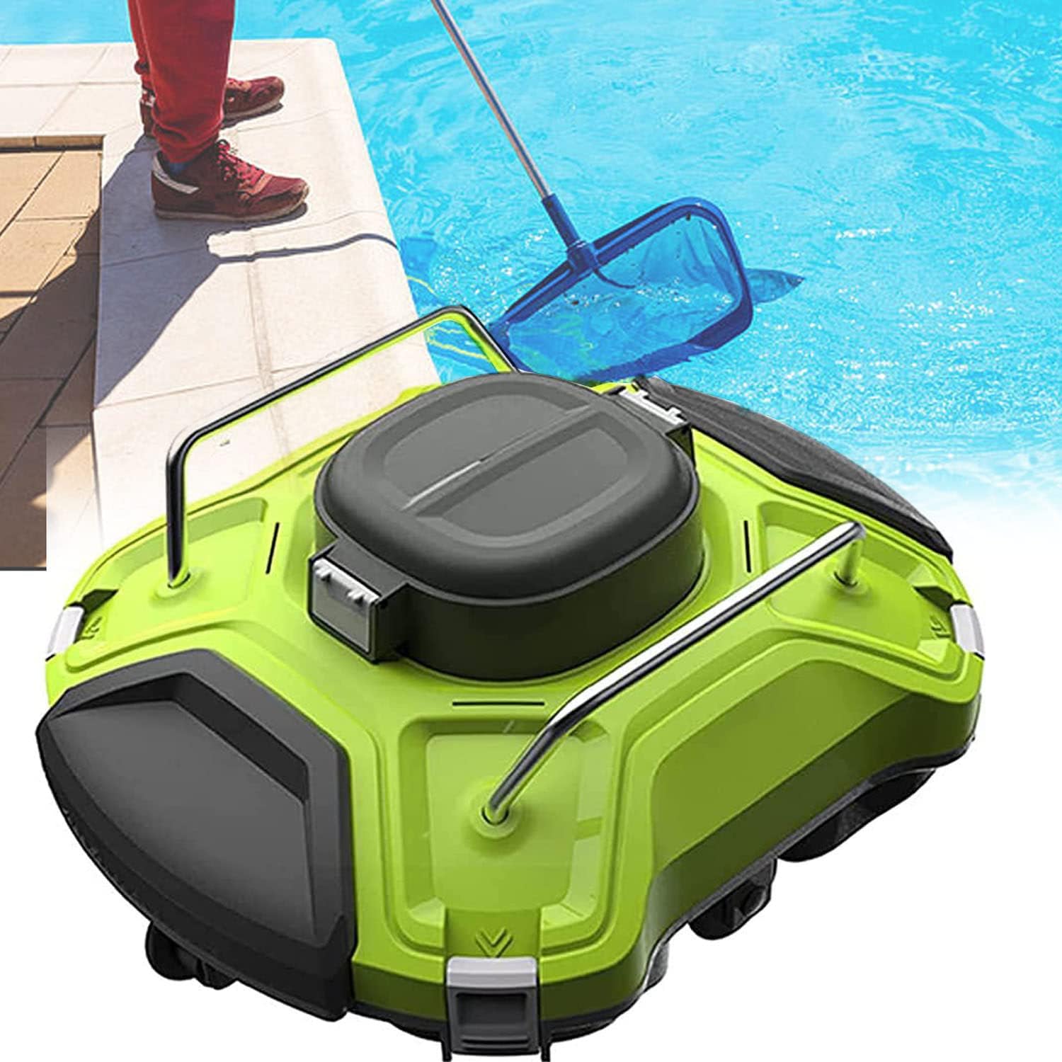 Amazon.com : Underwater Automatic Pool Vacuum Cleaner, Wall Climbing ...