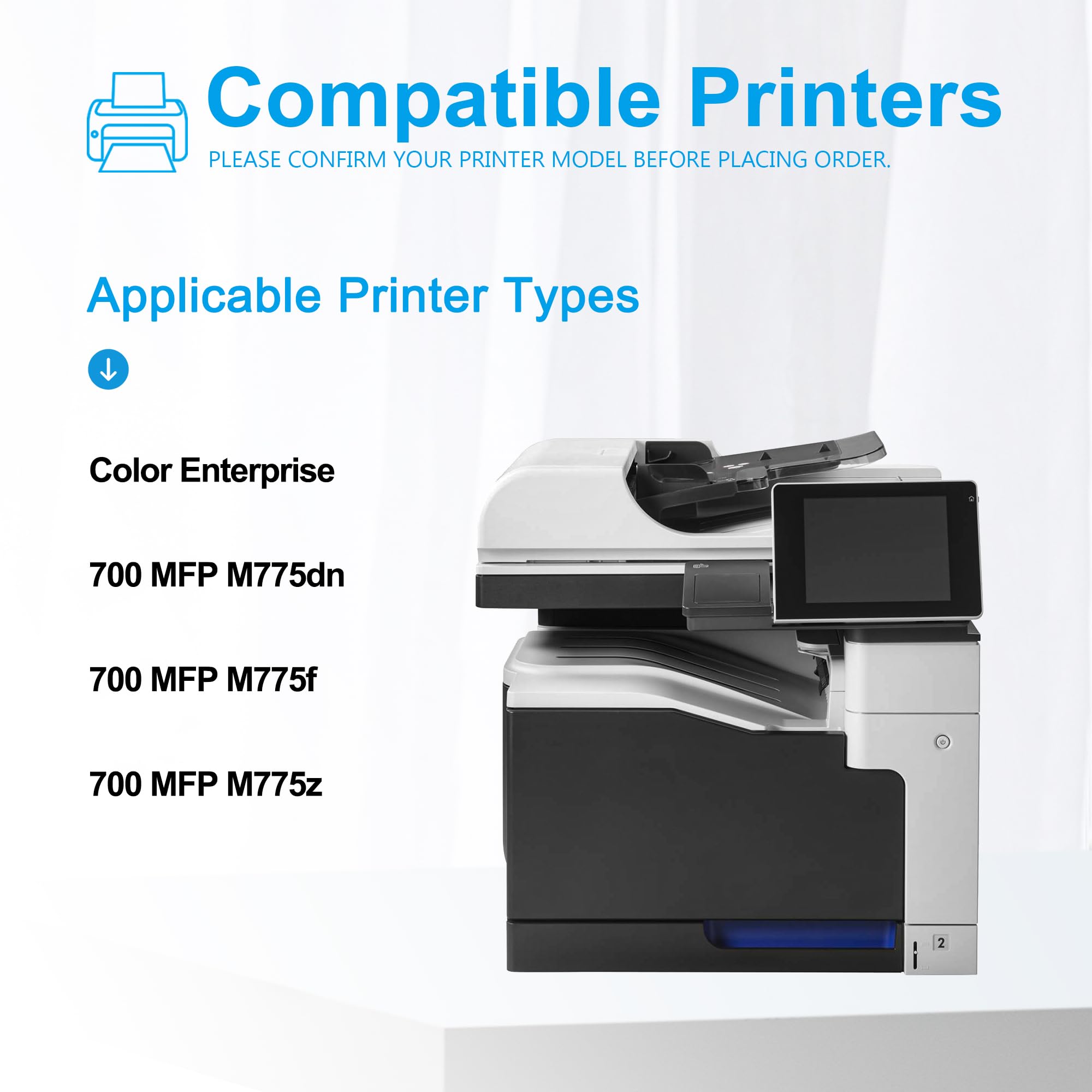 651A High Yield Toner Cartridges 4-Pack Replacement for HP 651A CE340A ...