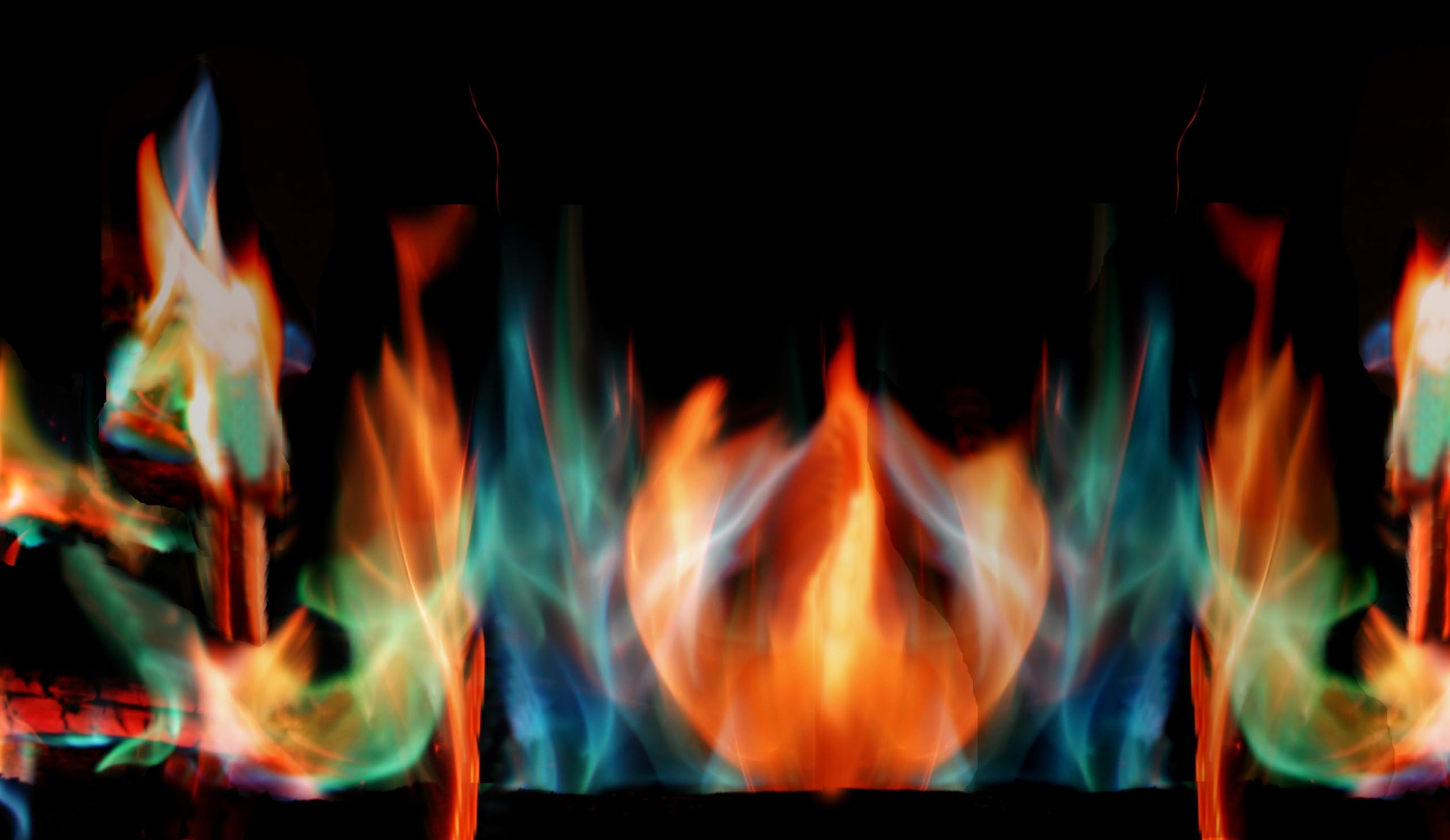 Snapklik.com : Rutland Rainbow Flame Crystals