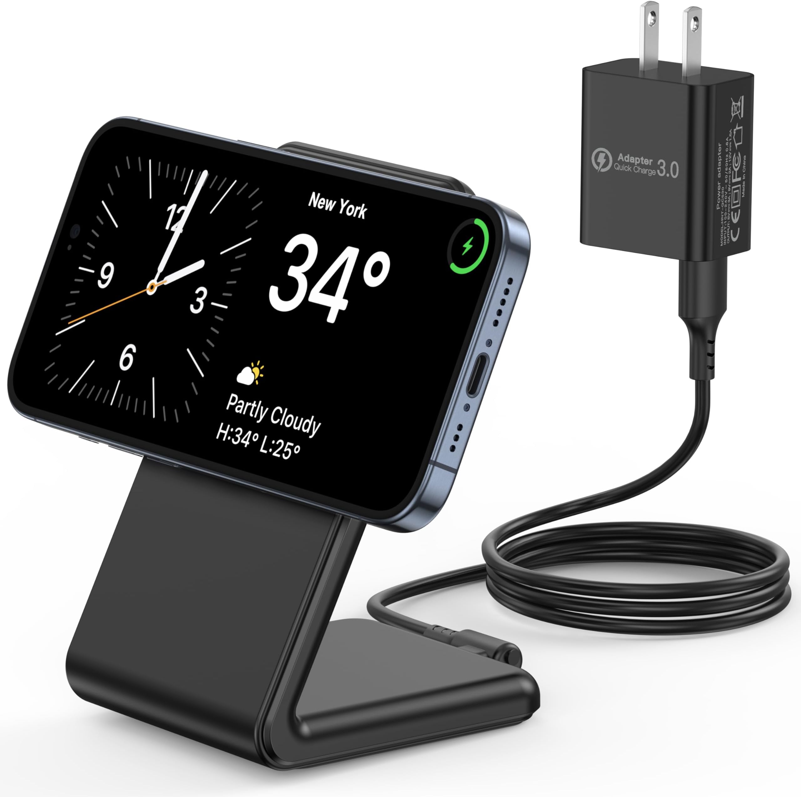 Amazon.com: Fast Wireless Charger, 20W MagSafe Phone Charging Station ...