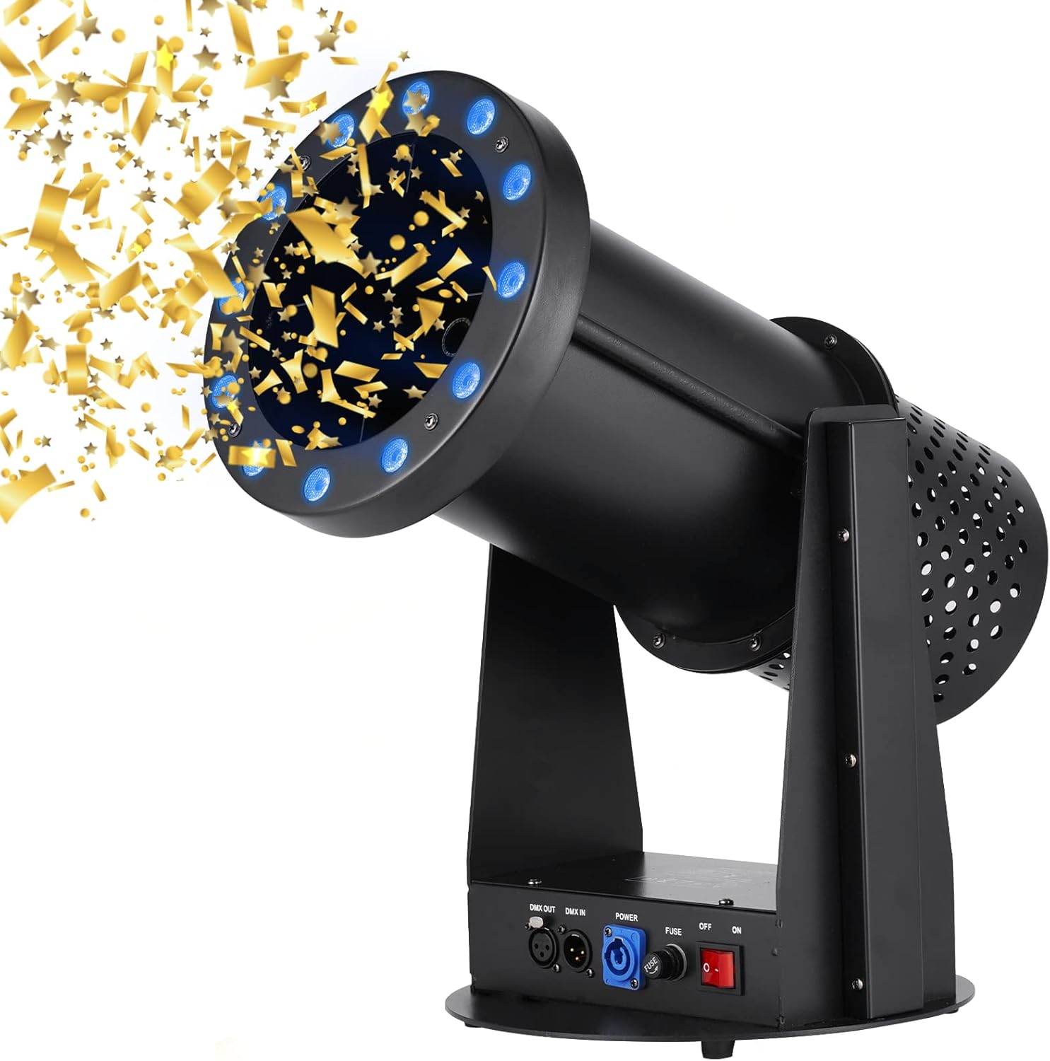 Amazon.com: Epidioxi Confetti Launcher LED confetti shooter wireless ...
