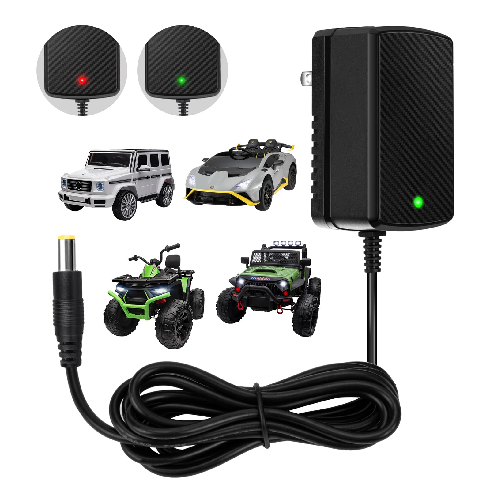 Amazon.com: venshun 24V Charger for Kids Ride On Car Toys 24 Volt ...