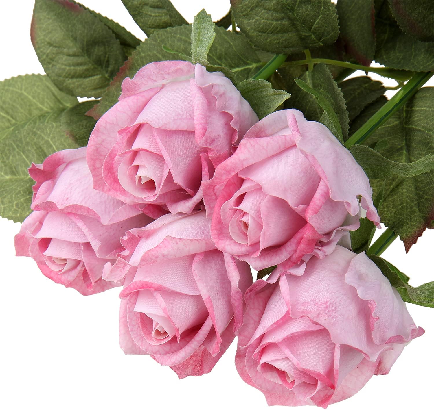 Amazon.com: Artfen Artificial Rose Flowers Simulation Rose Wedding ...