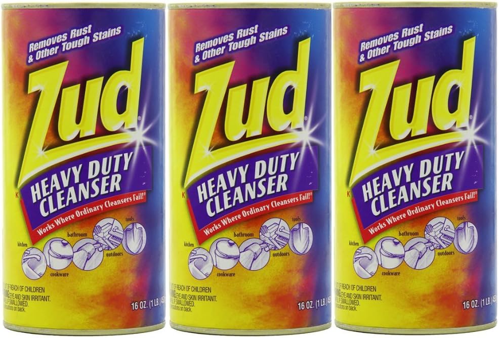 Amazon.com: Zud Multi Purpose Heavy Duty Stain Cleanser Powder 16oz ...