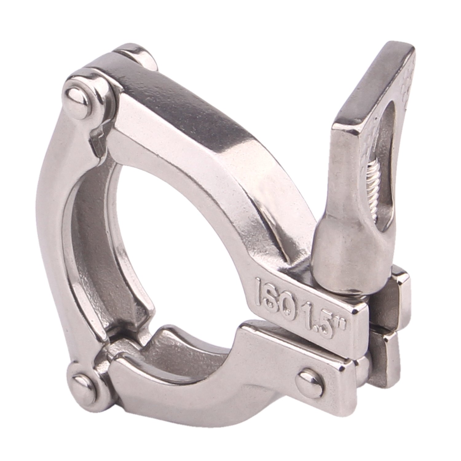 Snapklik.com : DERNORD 1.5 Inch Three Segment Sanitary Clamp Stainless ...