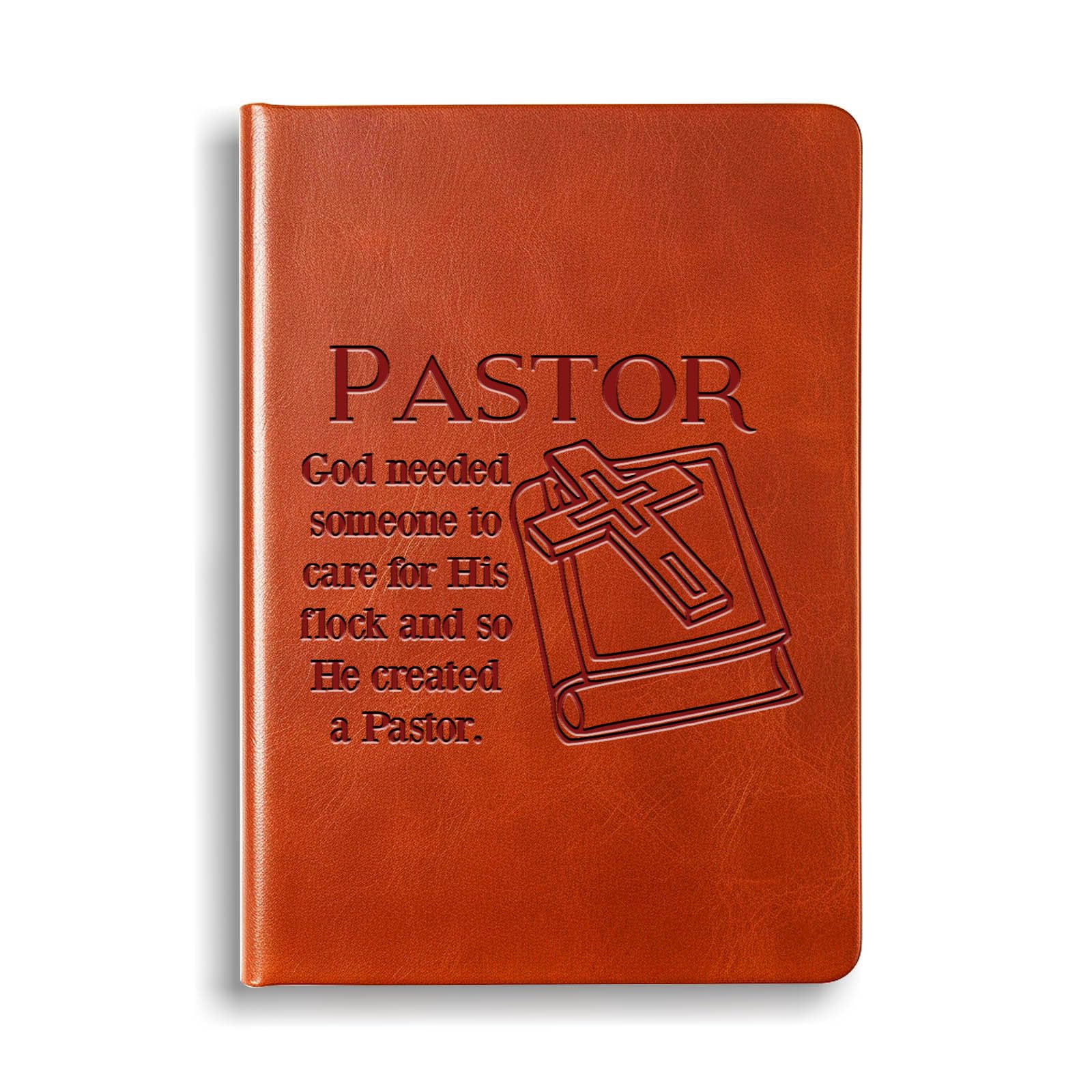 Amazon.com : WHLBHG Pastor Gifts Pastor Leather Journal Notebook Pastor ...