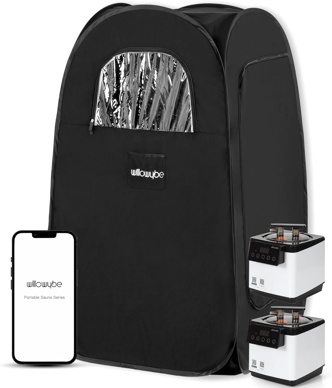 Amazon.com: Portable Steam Sauna with Bluetooth Control, Steamer x2 ...