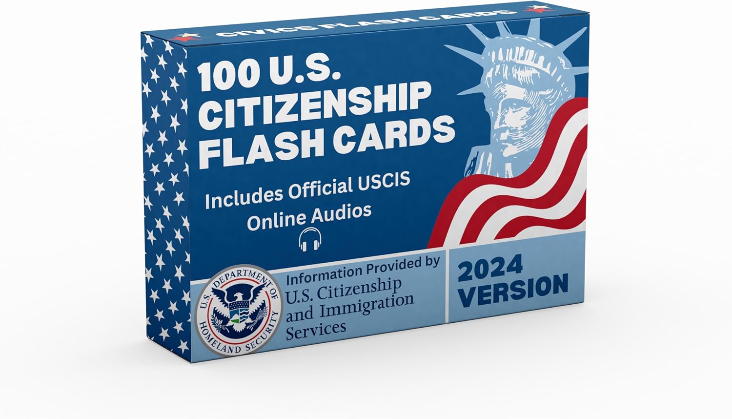 Amazon.com: Citizenship Flash Cards 2024 | US Citizenship Test Study ...