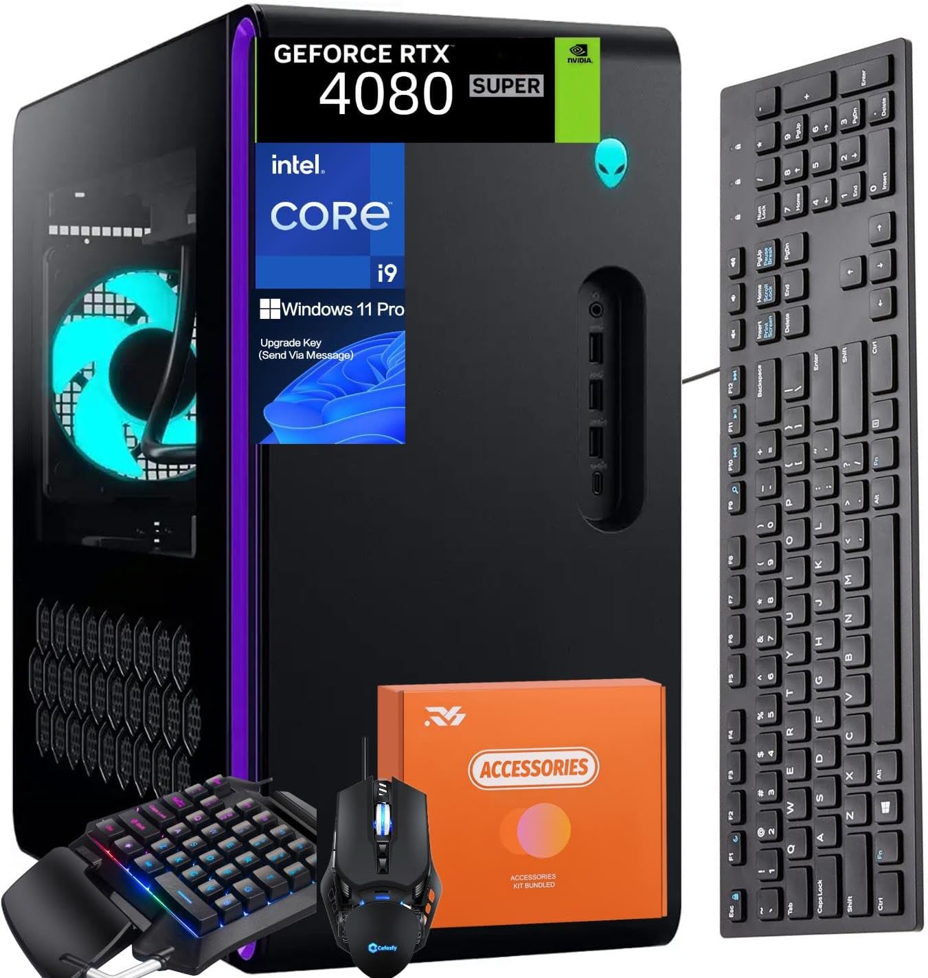 Amazon.com: Alienware Aurora R16 Gaming Desktop, Intel 24-Core i9 ...