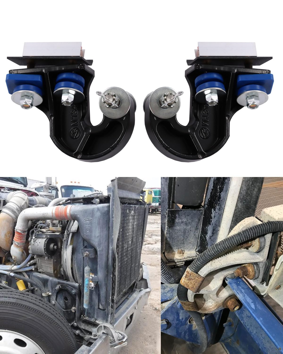 Amazon.com: Autoholic Lower Hood Pivot Kit & Engine Hood Hinge Pivot ...