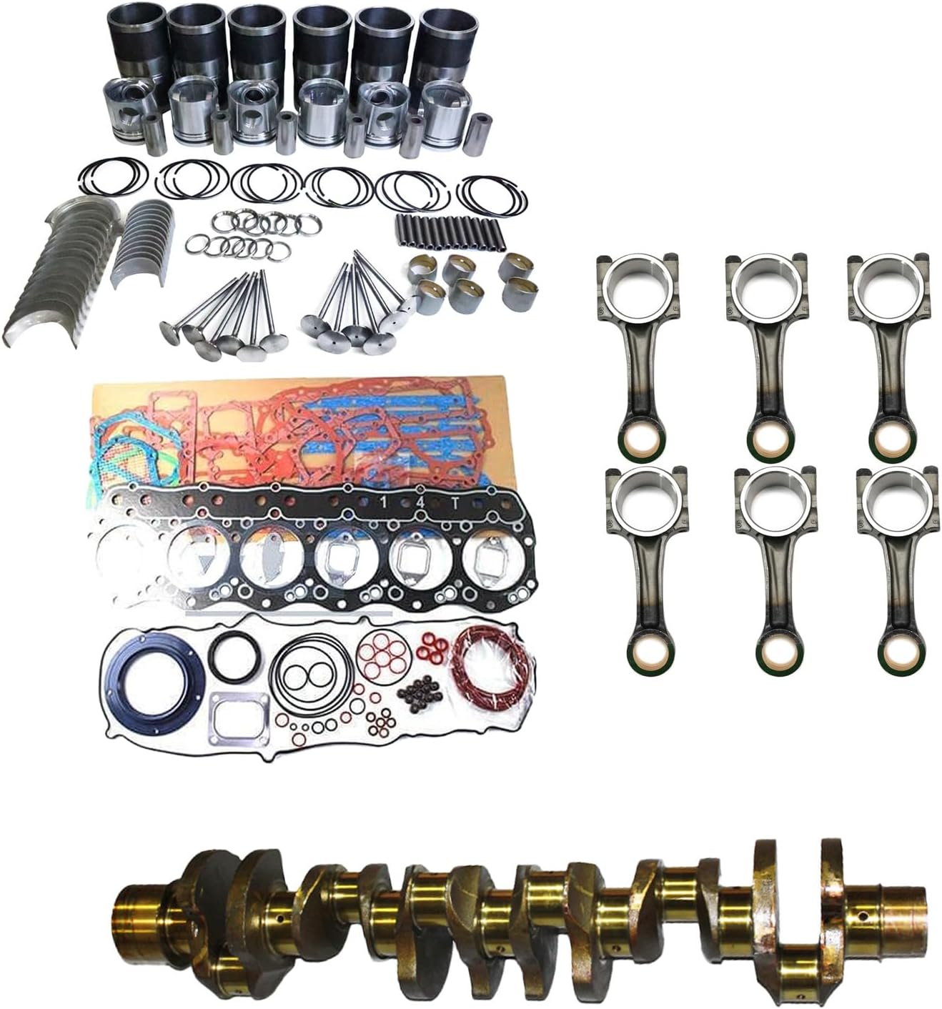 Amazon.com: SPAKYGIE 3046T Engine Overhaul Rebuild Kit fits Caterpillar ...